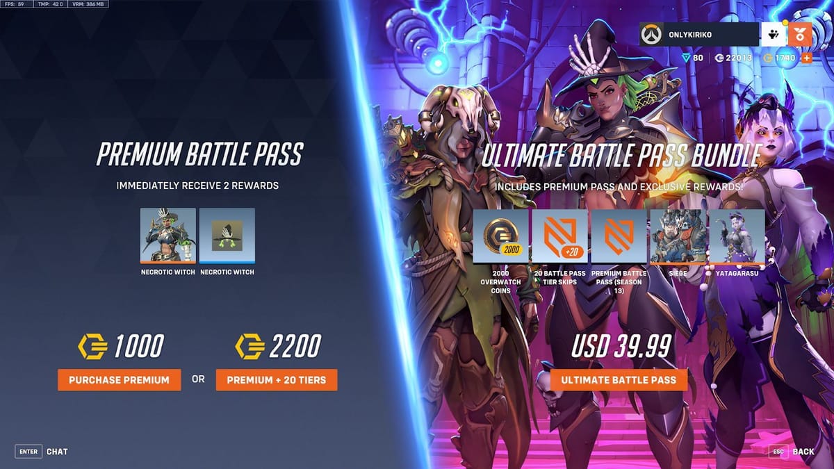 Overwatch 2 Season 13 Battle Pass: Overwatch 2 Season 13 Battle Pass ...