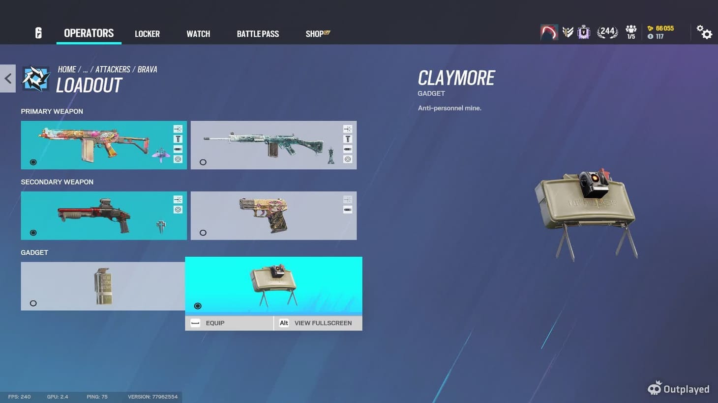 Best Brava loadout in Rainbow Six Siege