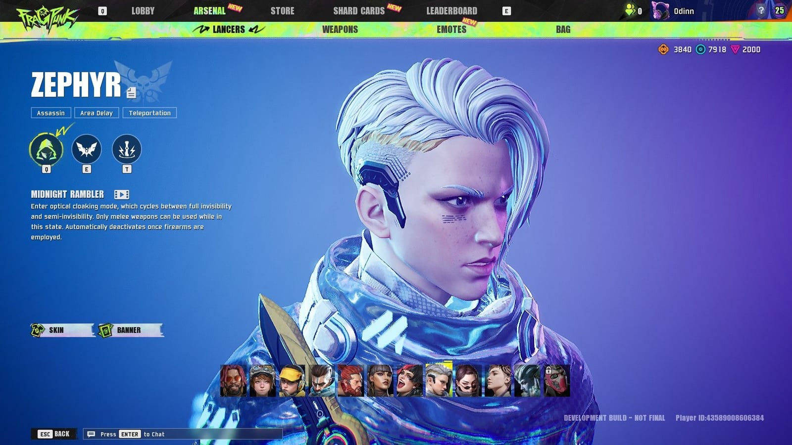 FragPunk Zephyr guide: All abilities and how to play