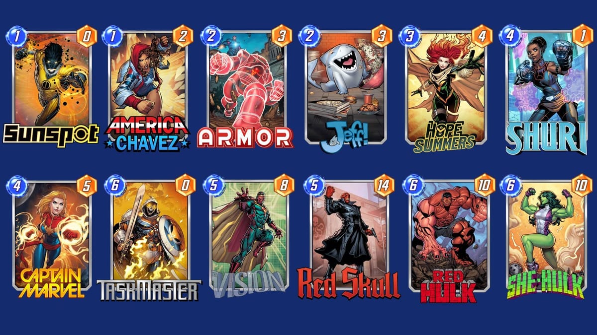 5 best Marvel Snap Red Hulk decks
