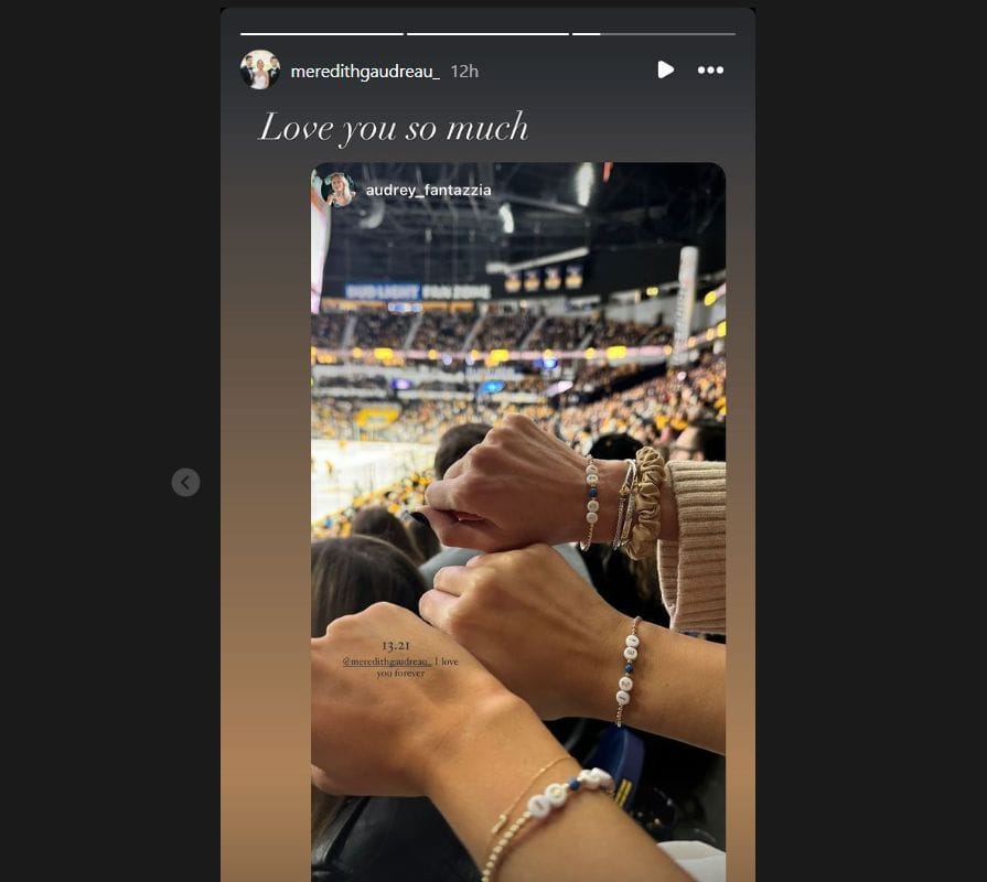 Johnny Gaudreau's wife Meredith thanks 'hockey sisters' for raising ...