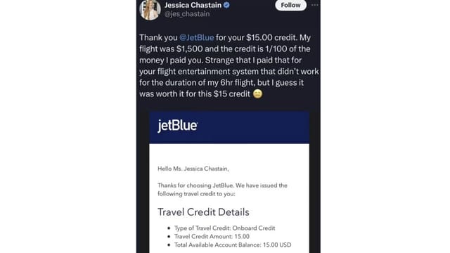 You’re a millionaire": Internet reacts as Jessica Chastain calls out ...