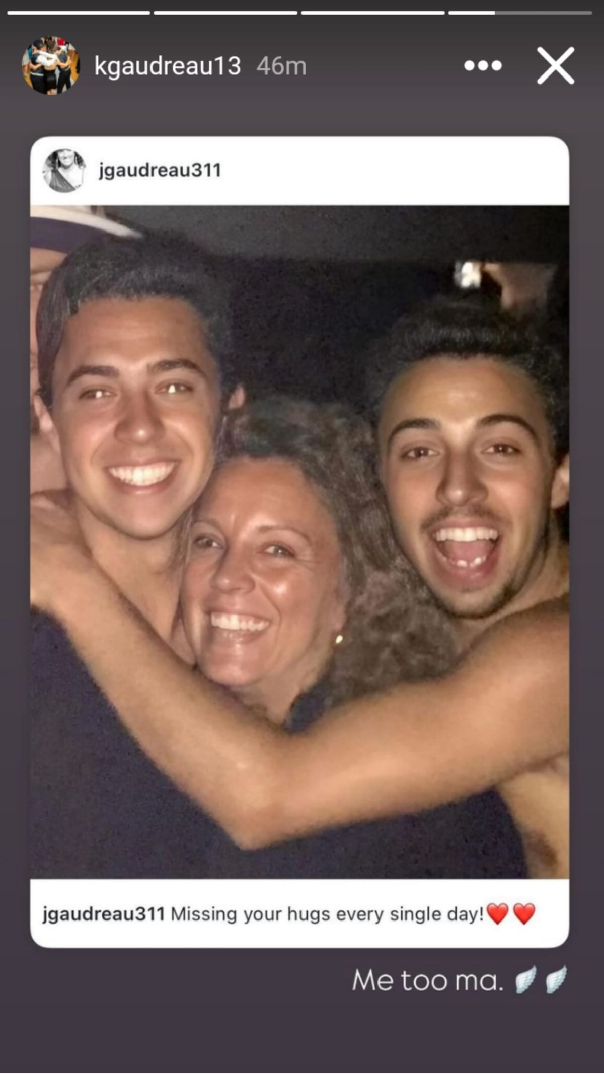 "Missing your hugs every single day": Johnny Gaudreau's mother Jane ...