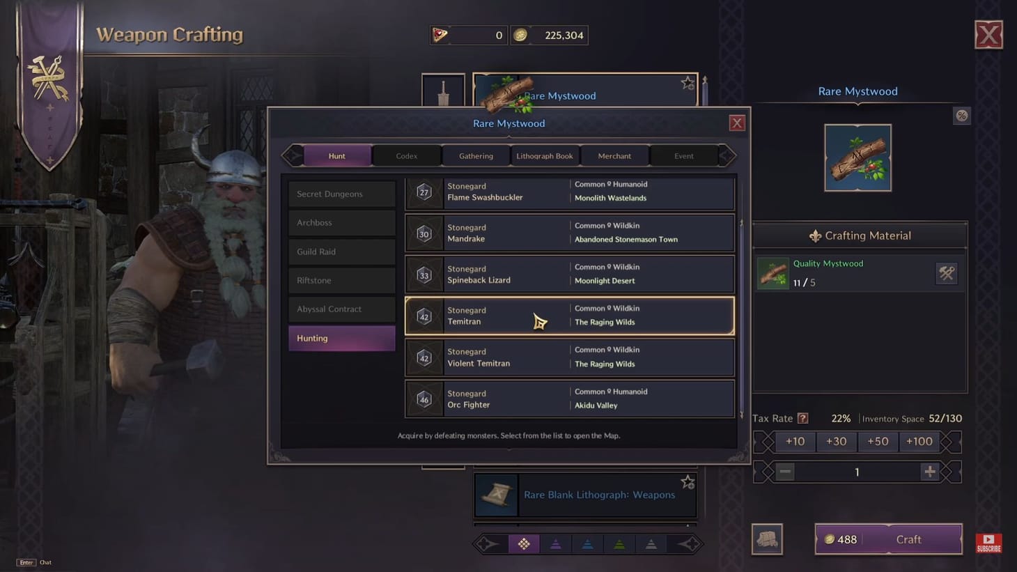 How to farm Rare Mystwood in Throne and Liberty