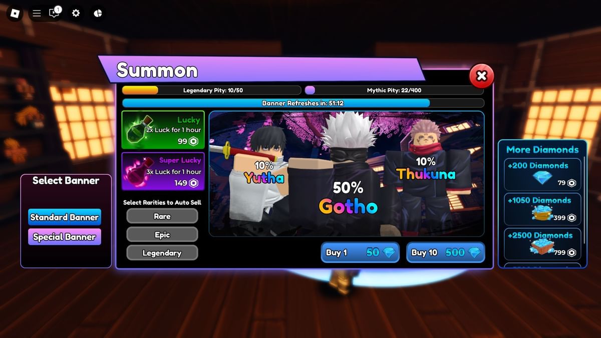 Anime Royale Update 2 Jujutsu Kaisen: Patch notes