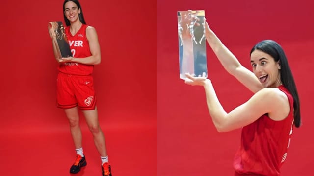 Watch: Caitlin Clark brings out goofy side during WNBA ROTY award ...