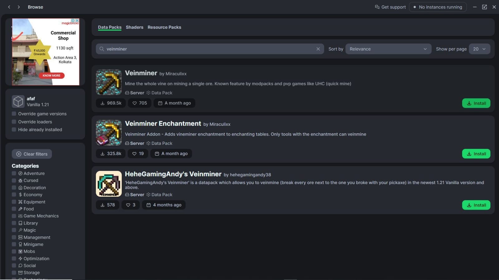 How to get and use Veinminer for Minecraft