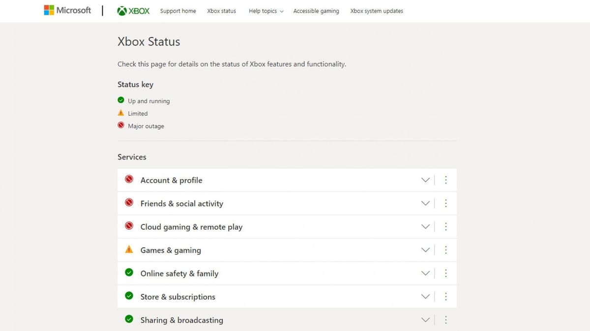 Xbox servers down: Current status and problems