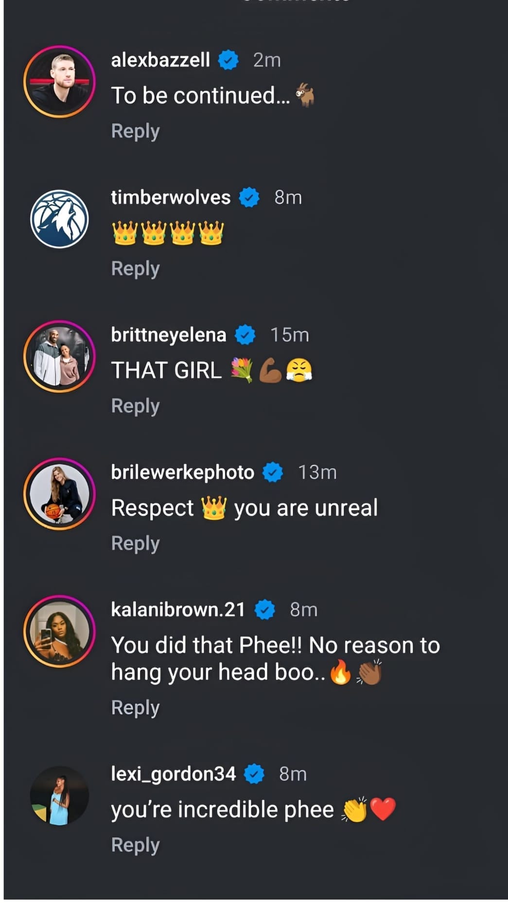 Napheesa Collier's husband Alex Bazzell drops uplifting 3-word message ...