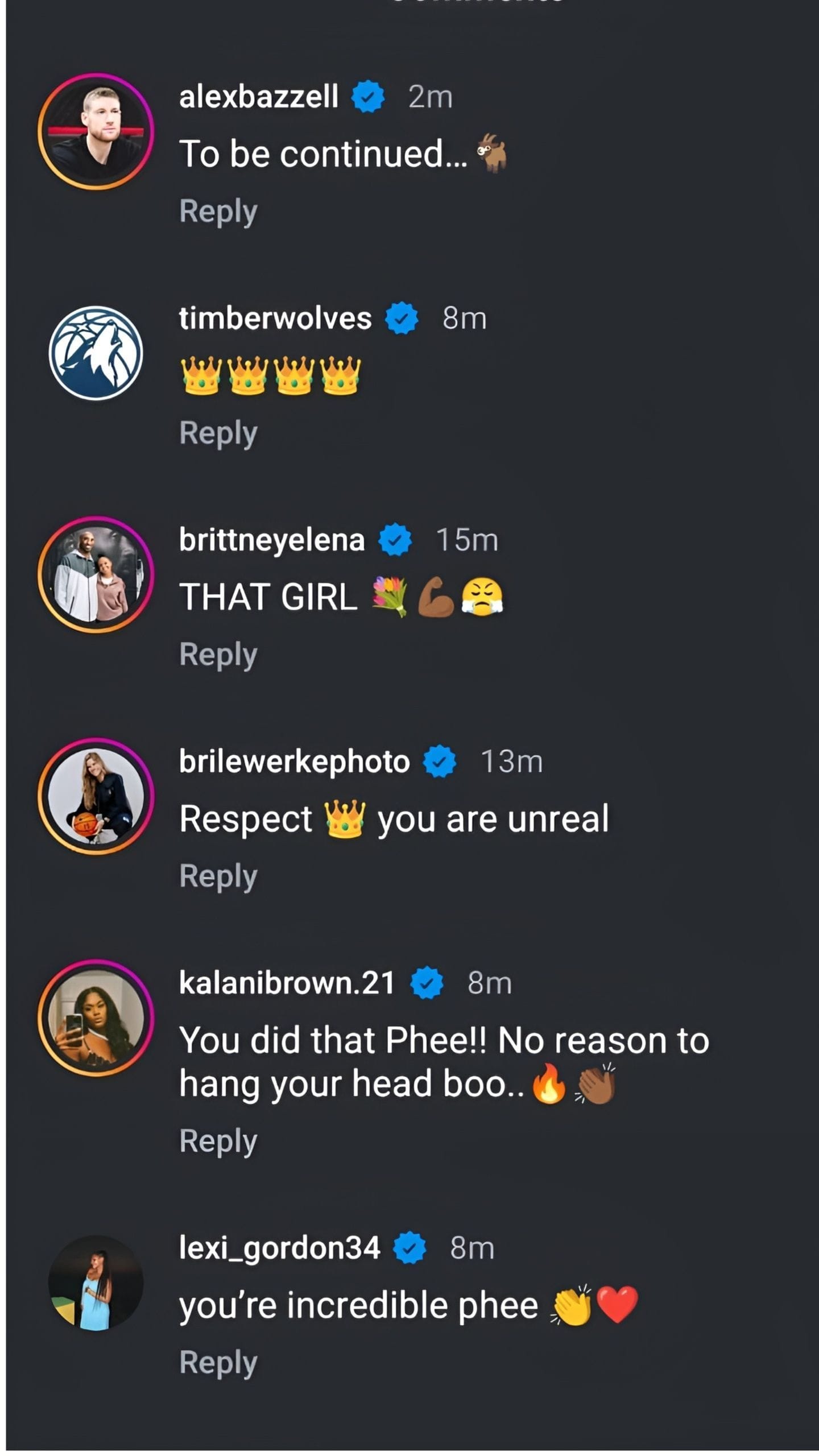 Napheesa Collier's husband Alex Bazzell drops uplifting 3-word message ...