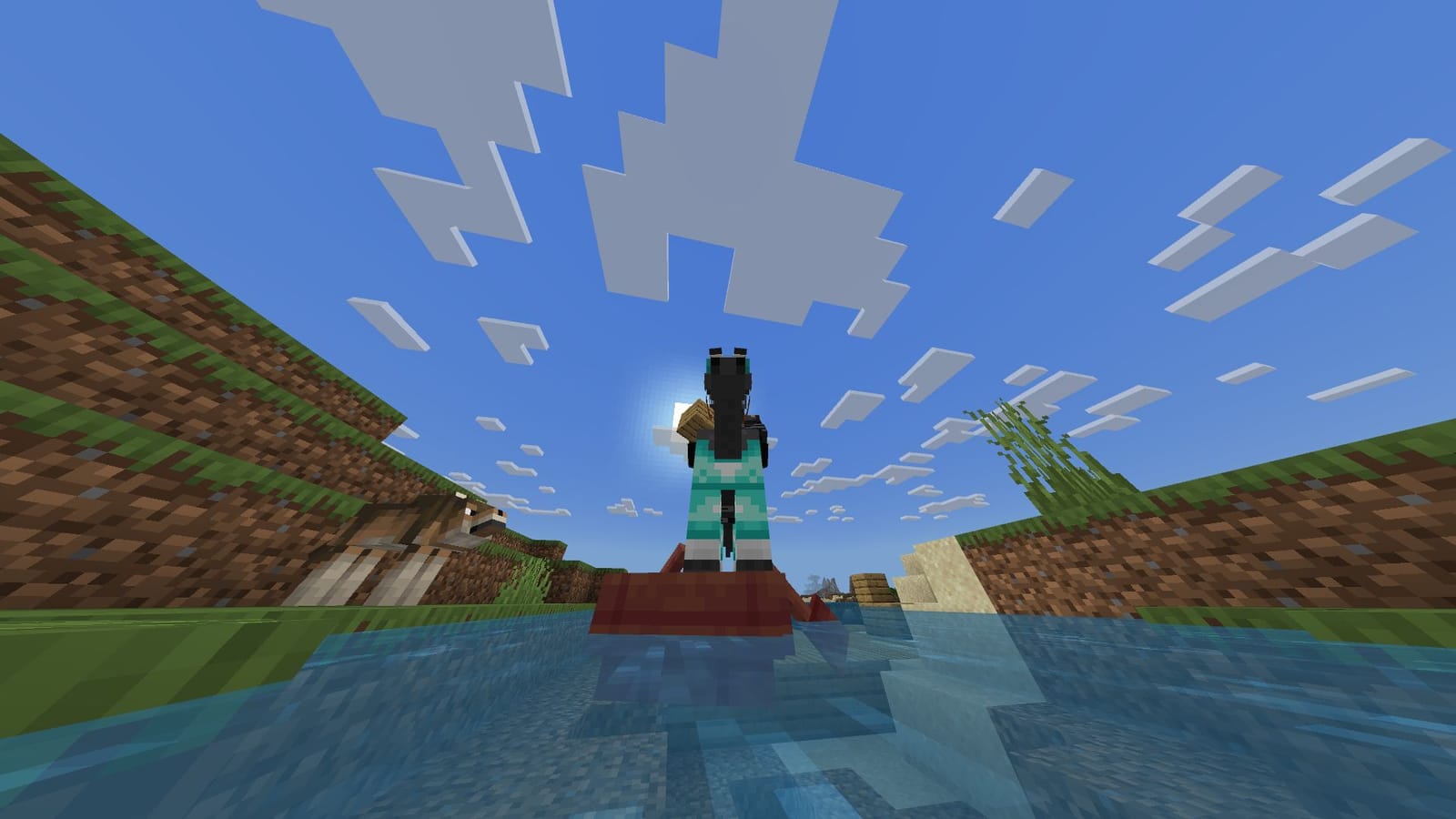 Can horses get on boats in Minecraft Bedrock?