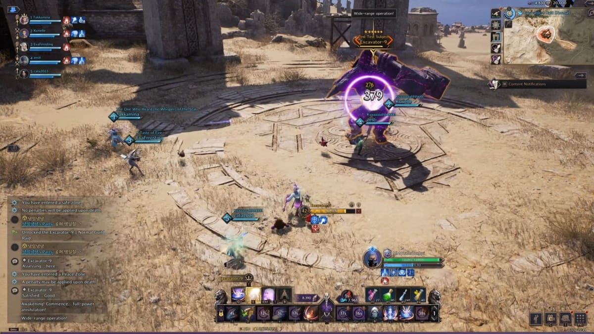 How to defeat Excavator-9 in Throne and Liberty