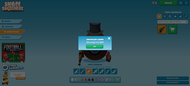 Shell Shockers Codes: Working and tested (October 2024)