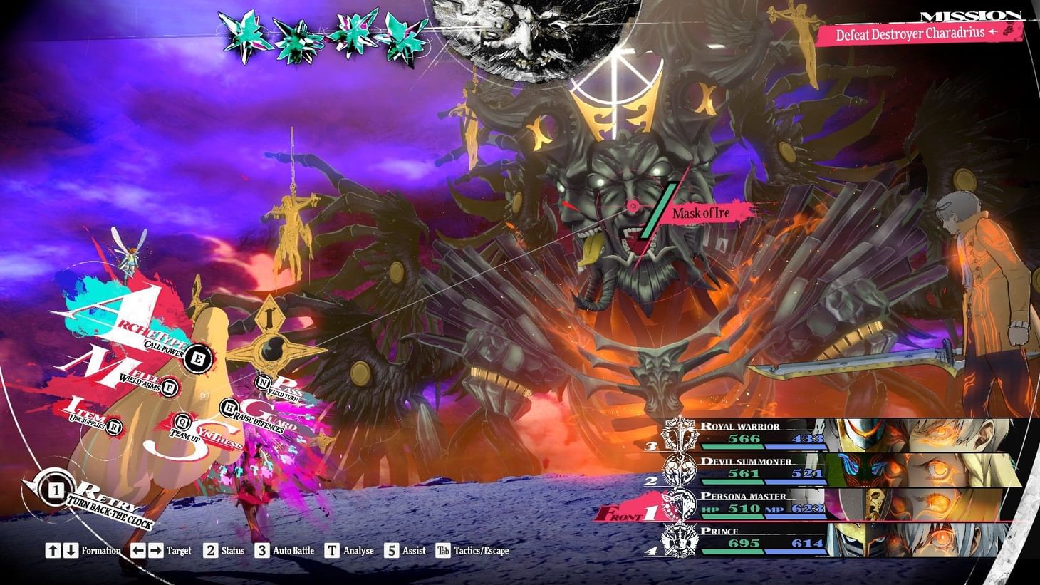 How to defeat Destroyer Charadrius in Metaphor ReFantazio