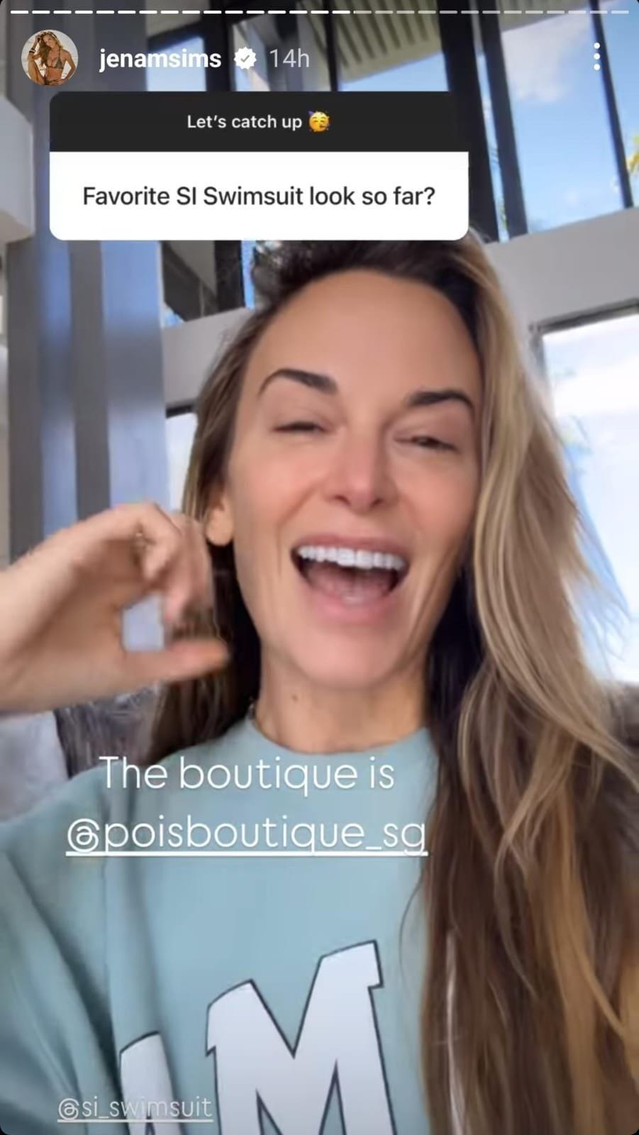 Jena Sims picks out her 'favorite SI Swimsuit look so far'