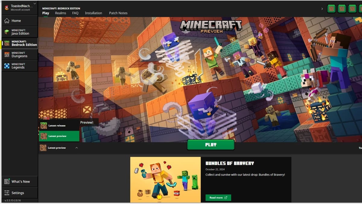 How to download Minecraft Bedrock 1.21.50.26 beta and preview