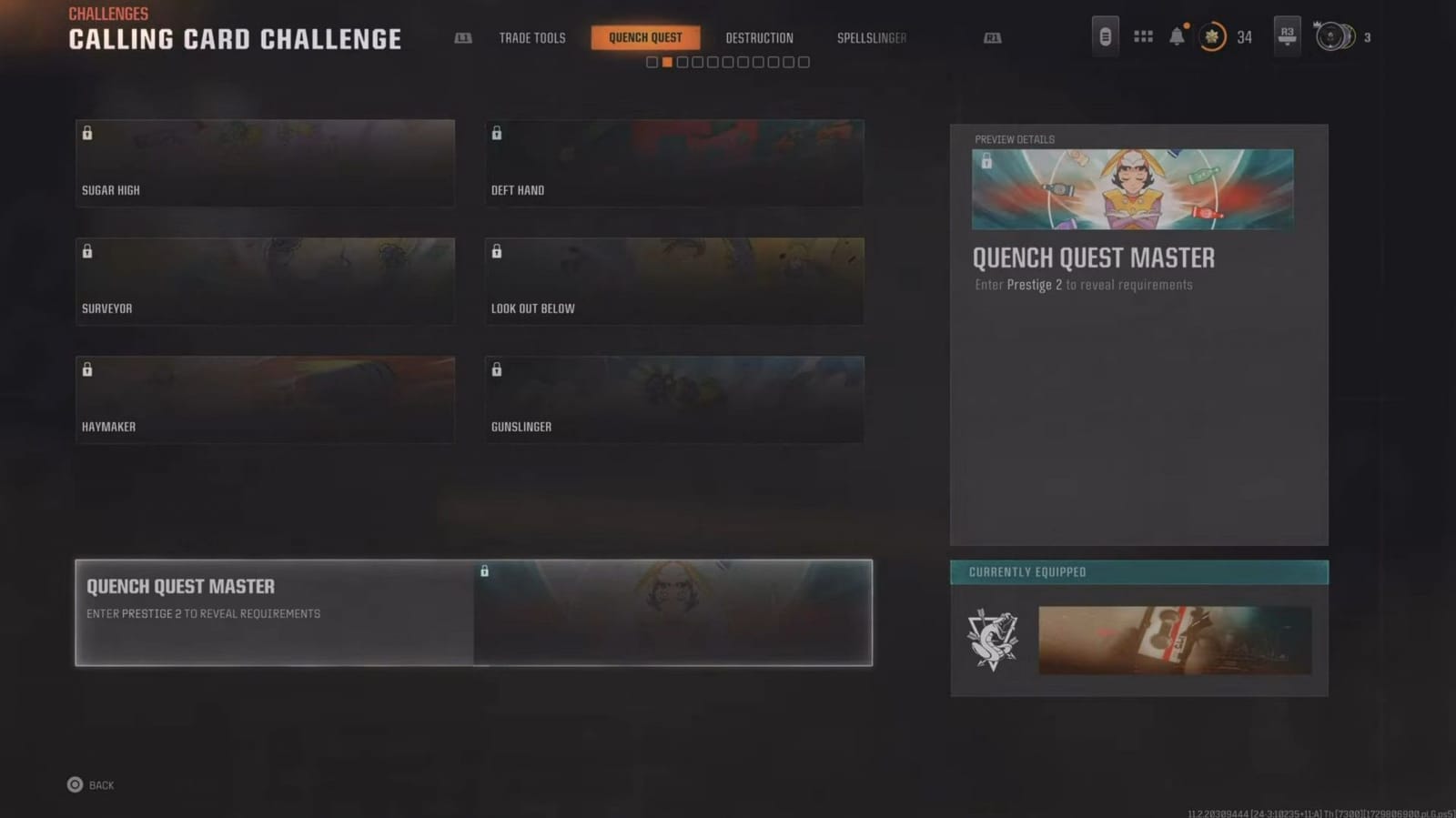 All prestige Calling Cards in Black Ops 6 Zombies