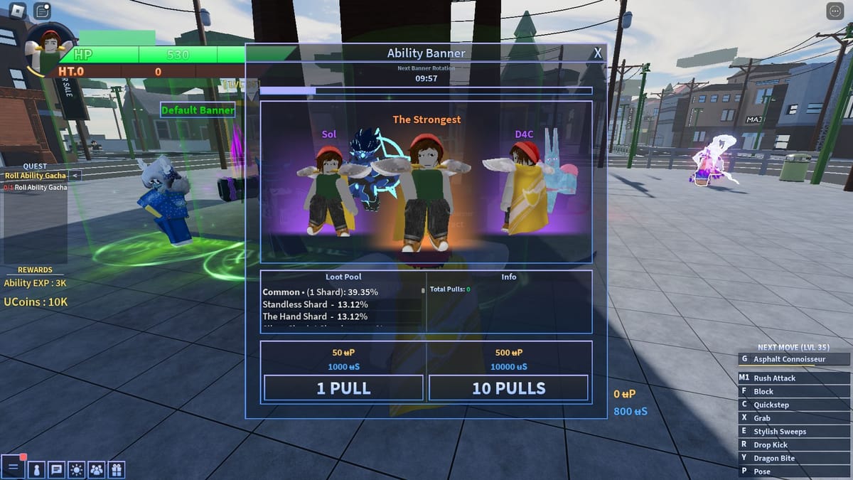 How to obtain an Ability in A Universal Time