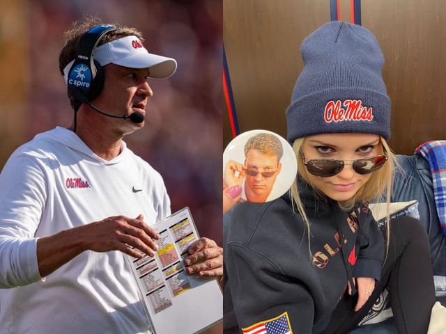 PHOTO: Lane Kiffin’s daughter Landry Kiffin shows off blue dress while ...