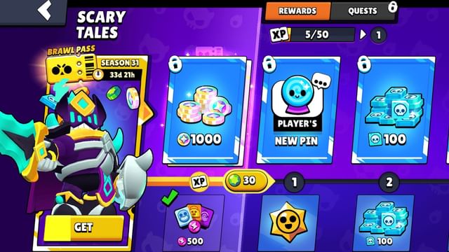 All Brawl Pass rewards for Brawl Stars Season 31