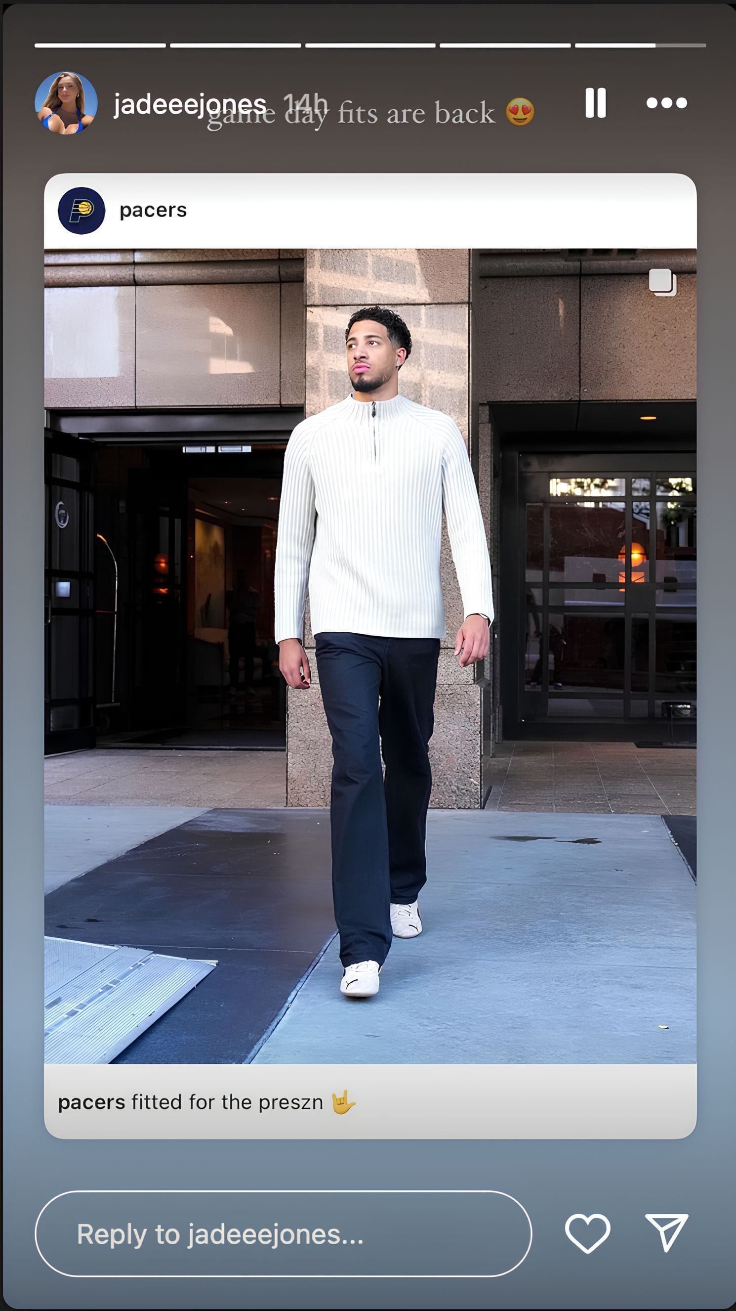 "Game day fits are back"- Tyrese Haliburton's gf Jade Jones overzealous ...