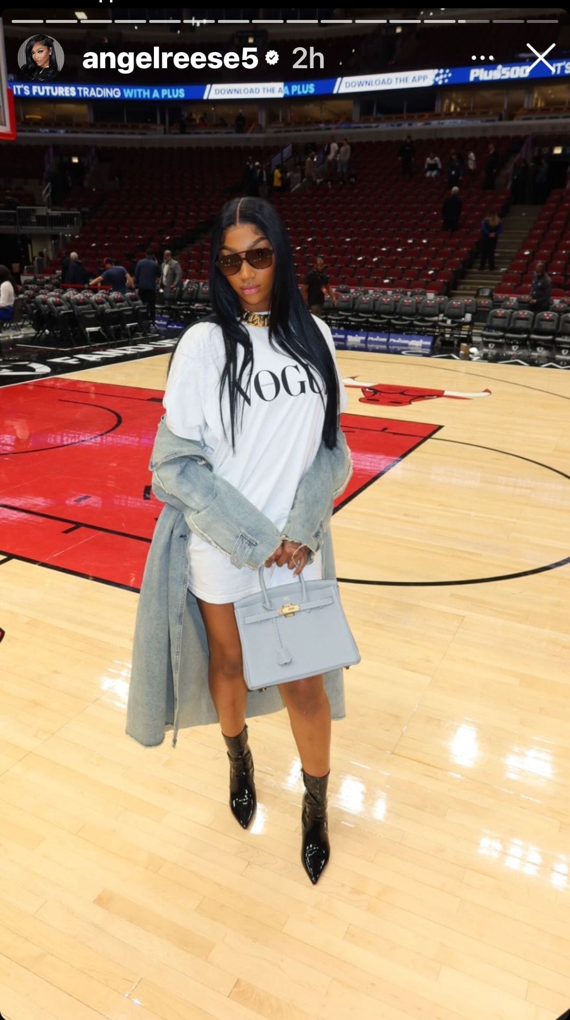 Angel Reese: Spotted: Angel Reese steals the spotlight in stylish denim trench jacket and ...