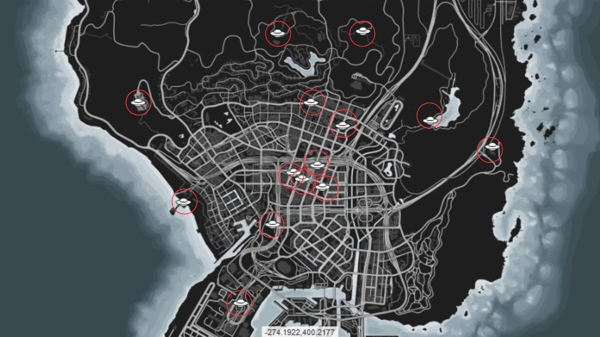 GTA Online UFO location today
