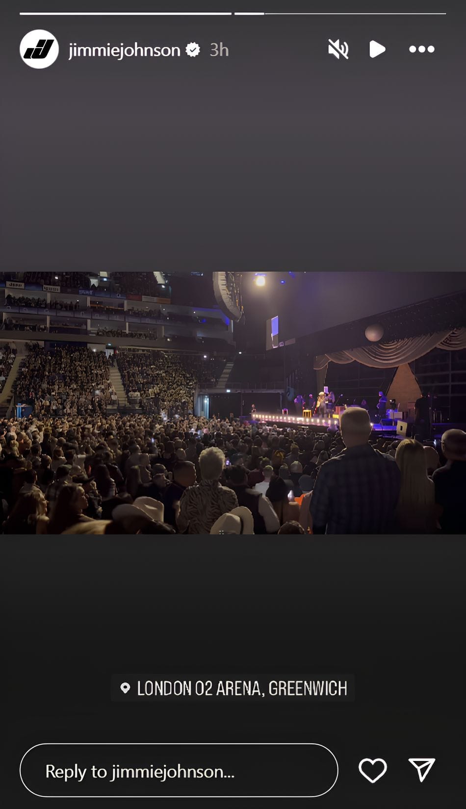 NASCAR great Jimmie Johnson jets off to London to enjoy Chris Stapleton ...