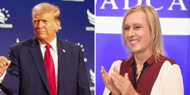 Martina Navratilova delighted by Donald Trump meme reimagining former ...