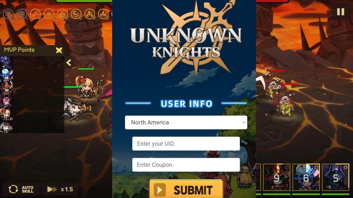 Unknown Knights codes: Working and tested (December 2024)