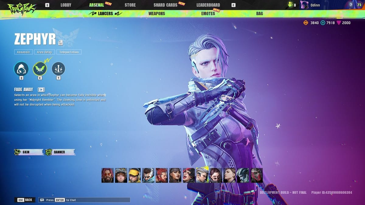 FragPunk Zephyr guide: All abilities and how to play