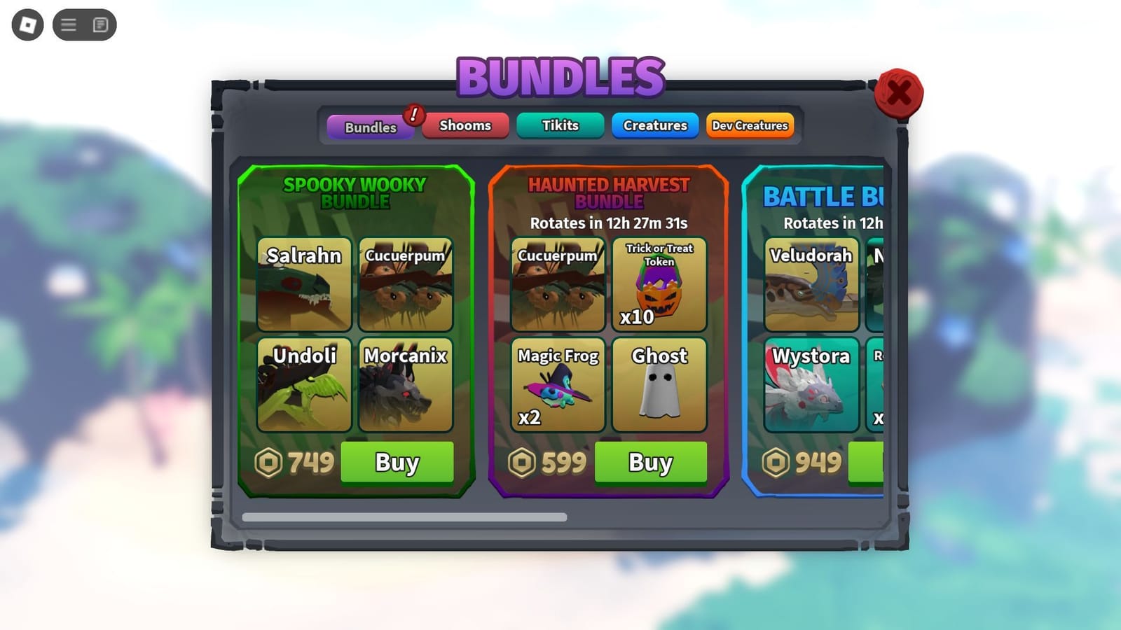 Creatures of Sonaria Halloween Event Part 2: Pumpkin King Boss, Spooky Wooky bundle, and more