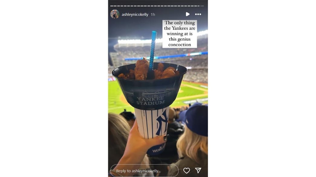 Joe Kelly's wife Ashley can't resist a dig at Yankees' 3-0 losing ...