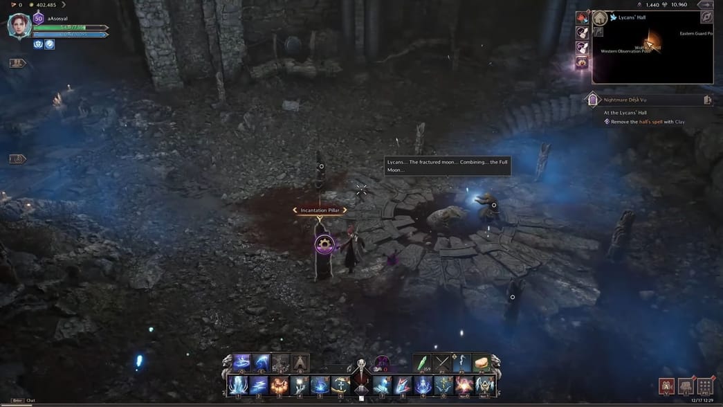 Throne and Liberty At the Lycan's Hall Quest guide and Moon Puzzle solution