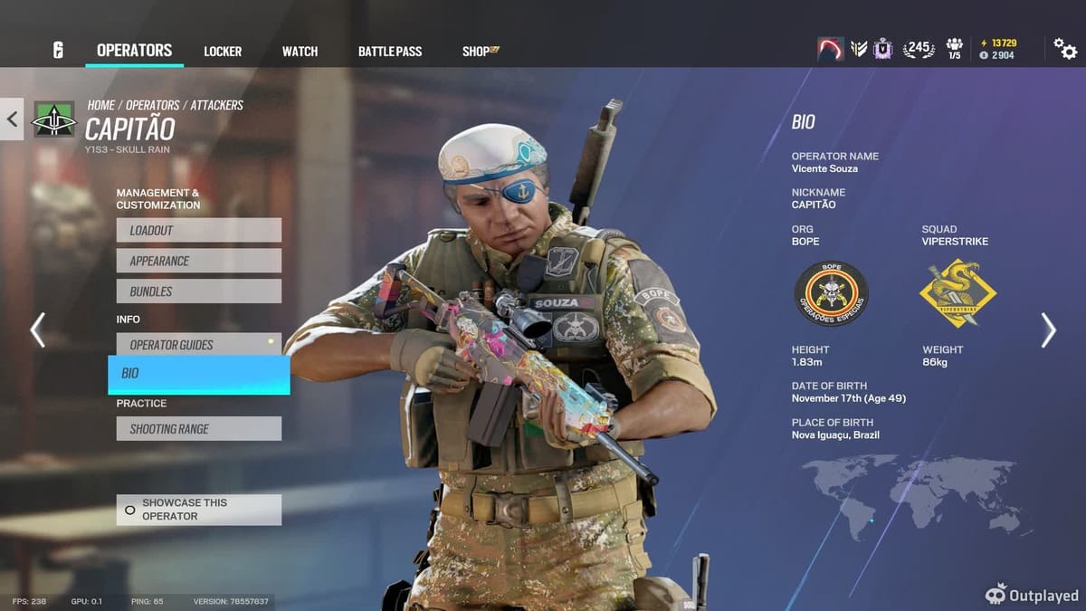 Best Capitao loadout in Rainbow Six Siege