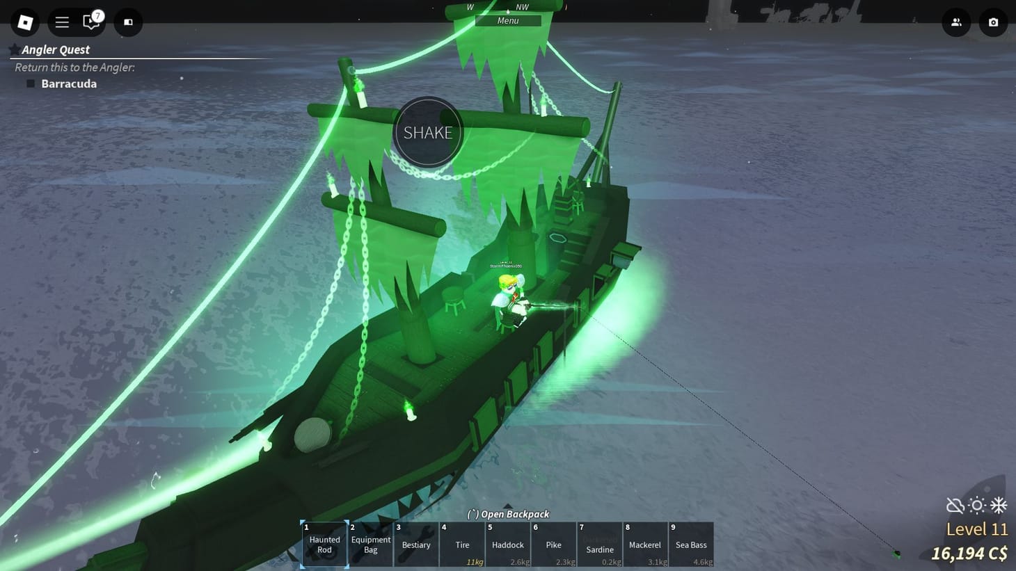 Roblox Fisch Angler Quest guide