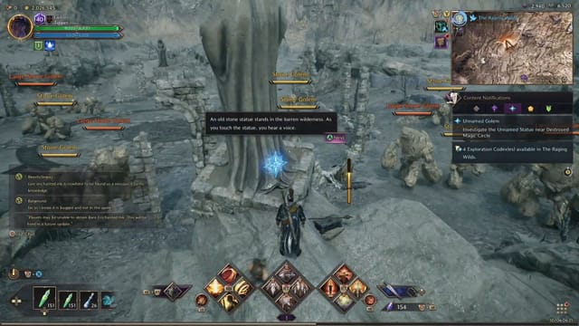 Throne and Liberty Unnamed Golem Exploration Codex guide