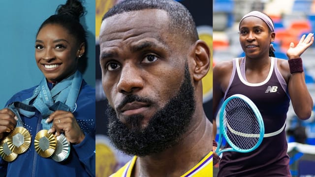 Simone Biles beats LeBron James, Coco Gauff, and more as she tops ...