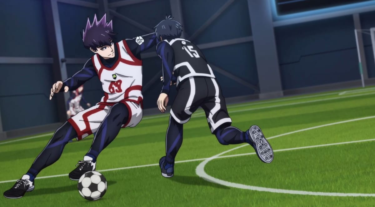 Blue Lock season 2 episode 2- Isagi's showdown with Chigiri and Karasu ...