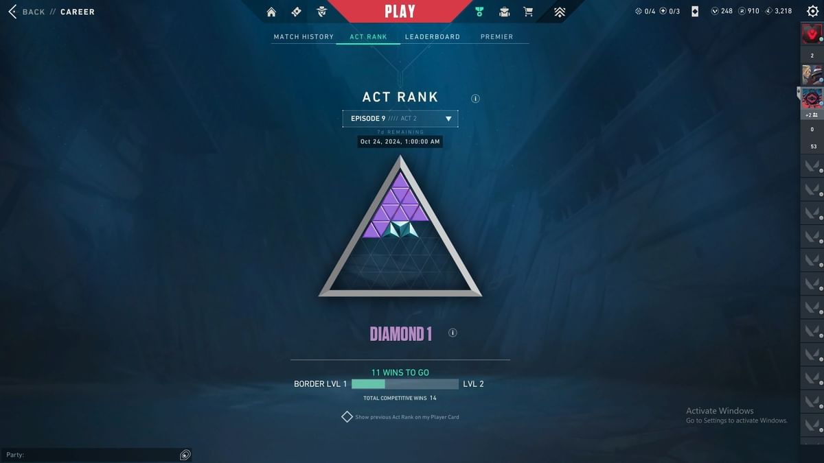 When does Valorant Episode 9 Act 2 competitive queue end?