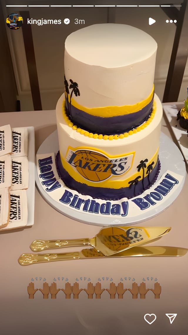 LeBron James celebrates Bronny James' 20th birthday with stunning ...