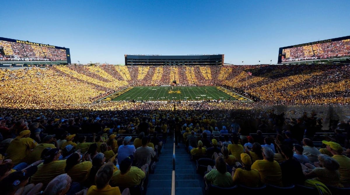 What is the Capacity of the Michigan Stadium?