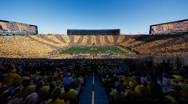 What is the Capacity of the Michigan Stadium?