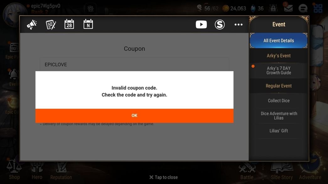 Epic Seven codes: Working and tested (January 2025)