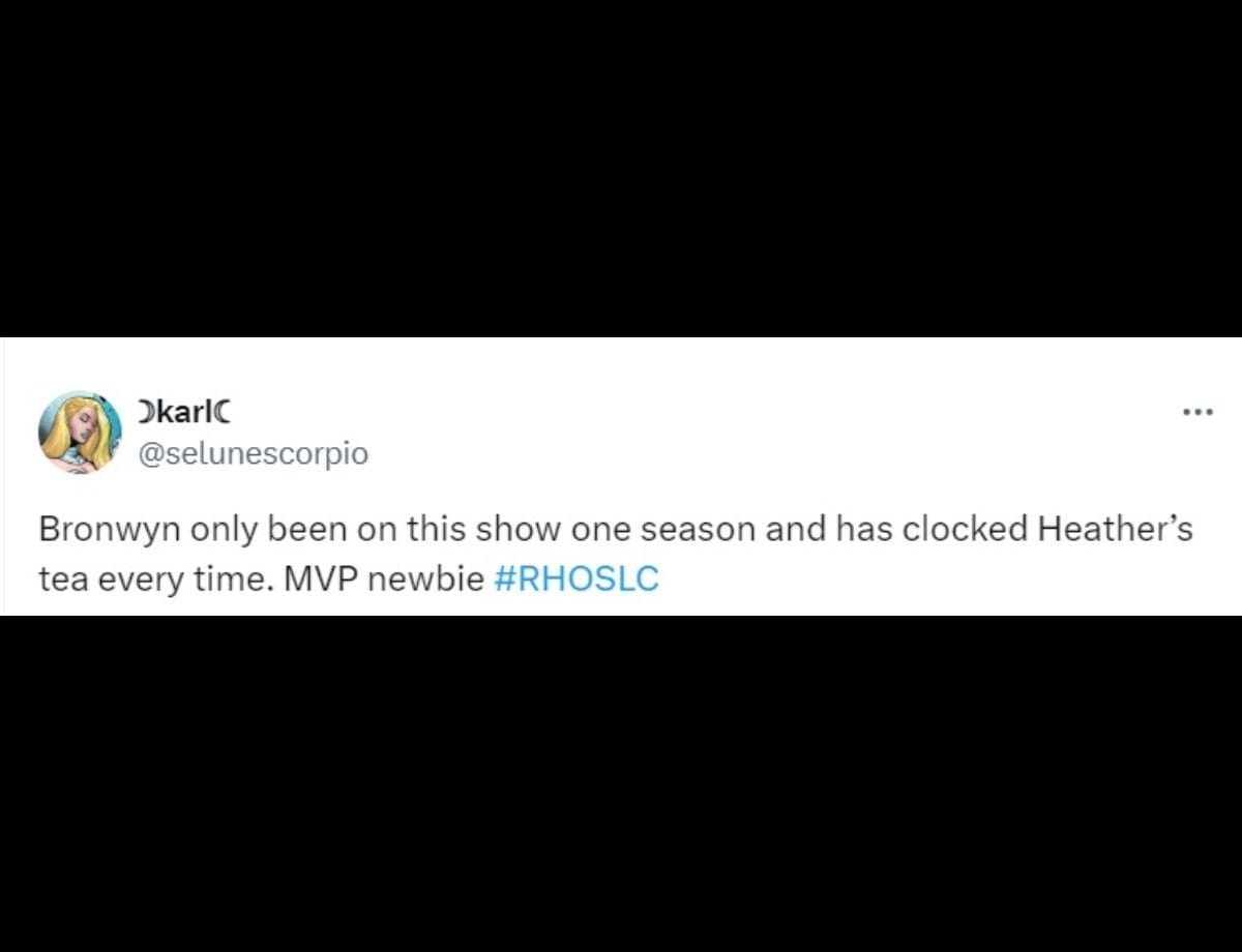 “MVP newbie”— The Real Housewives of Salt Lake City fans praise Bronwyn ...