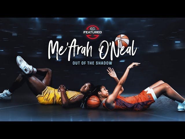 WATCH: Basketball hits Me'arah O'Neal on the head after missed layup in ...