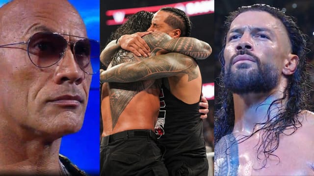 Roman Reigns sends a four-word message after The Rock and Jimmy Uso's ...
