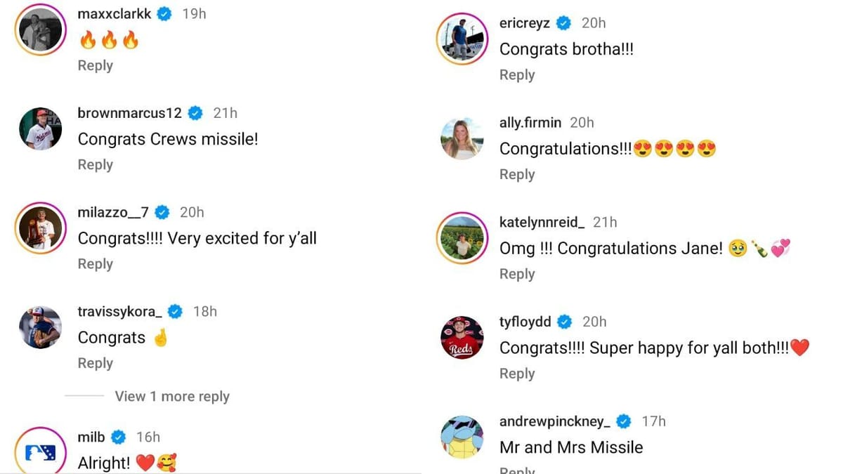 "I’m going to be a wifey!" - Dylan Crews' girlfriend Jane Carson ...