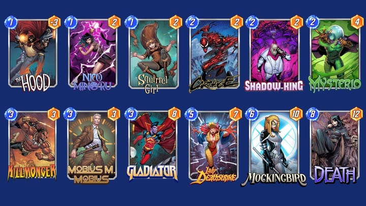 5 best Marvel Snap Lady Deathstrike decks