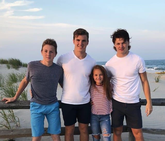 Logan Cooley Family - Father, Mother, and Siblings.